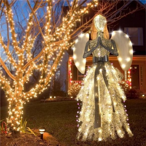 Holiday | 56 Light Up Angel With Wings Christmas Decoration For Indoor ...